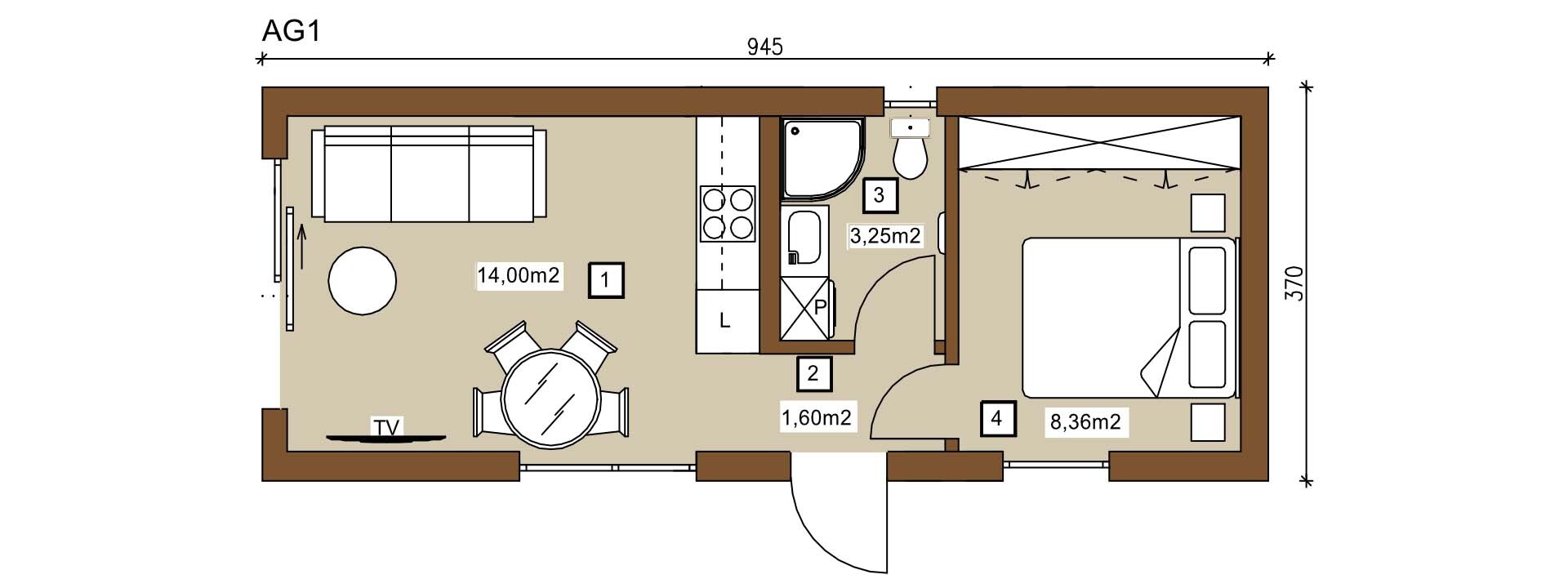 Glars Premium - Domy mobilne Lacroma House